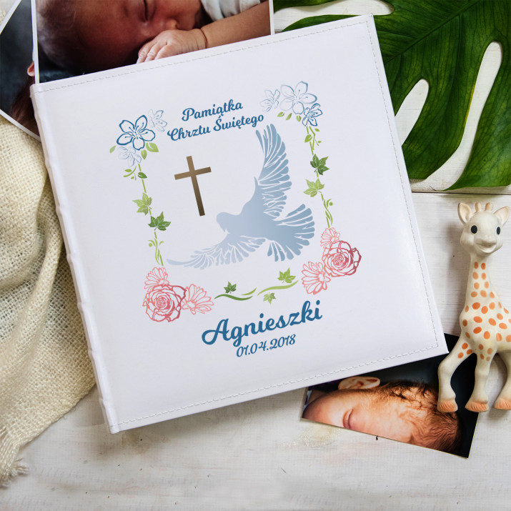 Pamiątka chrztu - Personalizowany Album na zdjęcia - MyGiftDna.pl